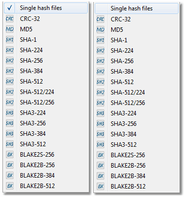 TurboSFV - Calculation of hash values and creation of hash files